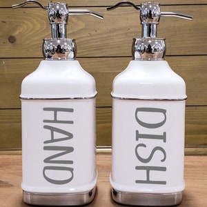 Soap Label Decals / Kitchen Decor / Hand Soap Label / Dish Soap Label ...