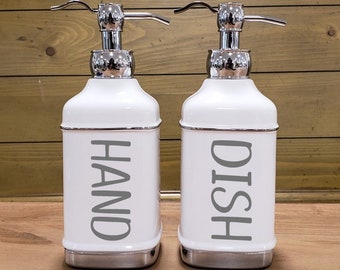 Soap Label Decals / Kitchen Decor / Hand Soap Label / Dish | Etsy