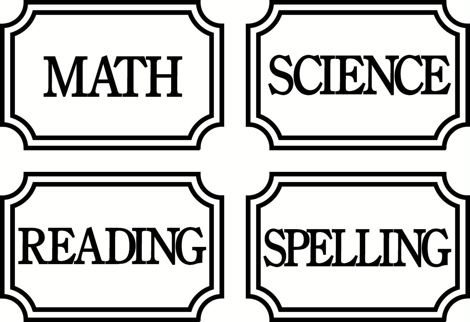 Teacher Label Decal Stickers / School Supply Labels / - Etsy