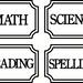 Teacher Label Decals / School Supply Labels / Classroom Organization ...
