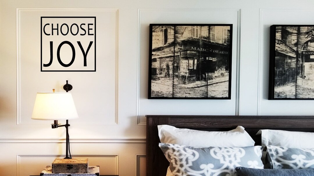 Choose JOY Wall Decal / Joy Wall Words / Choose Joy Sticker Decal / Joy ...