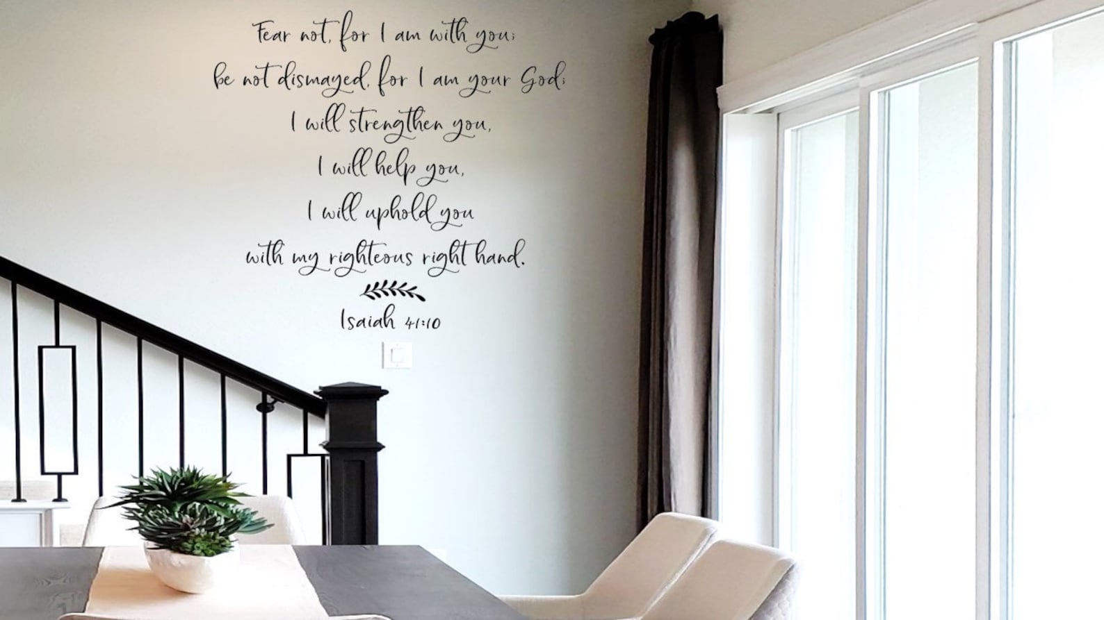 Fear Not Decal / Fear Not for I Am With You Decal / Isaiah 41 - Etsy