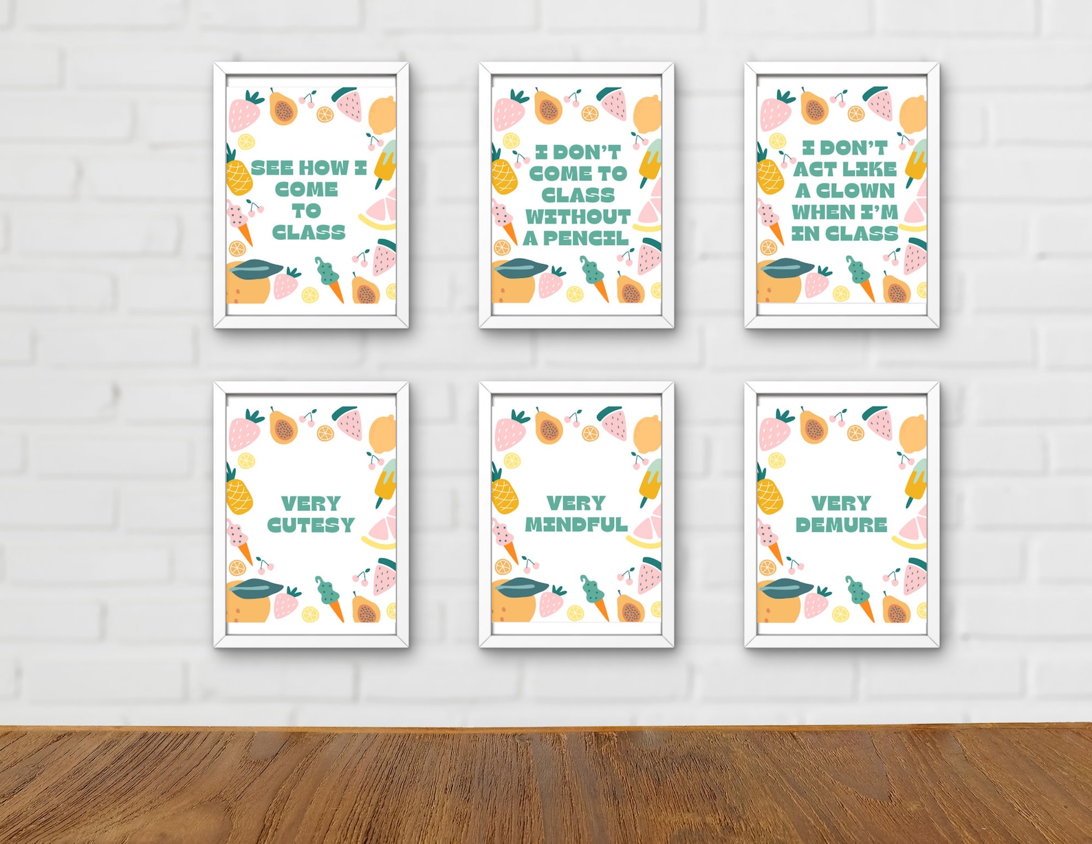 Very Demure Classroom Posters - Printable 11x14 - Etsy