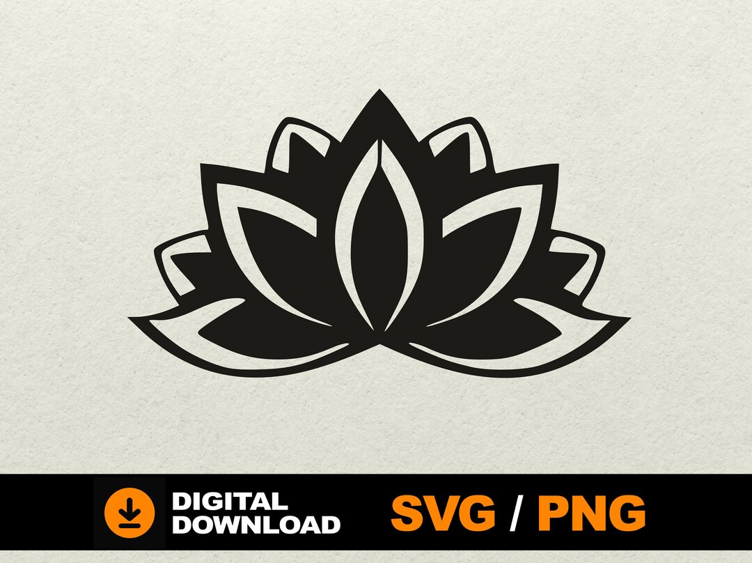 Lotus SVG, Lotus Flower Svg, Lotus Clipart, Lotus Sublimation ...