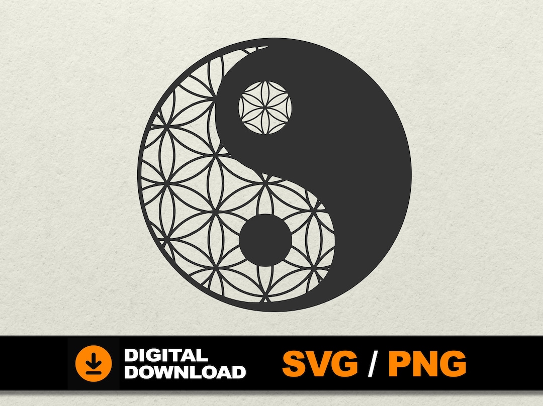 Yin Yang SVG, Ying Yang PNG, Yin Yang Clipart, Yin Yang Metal Wall Art ...