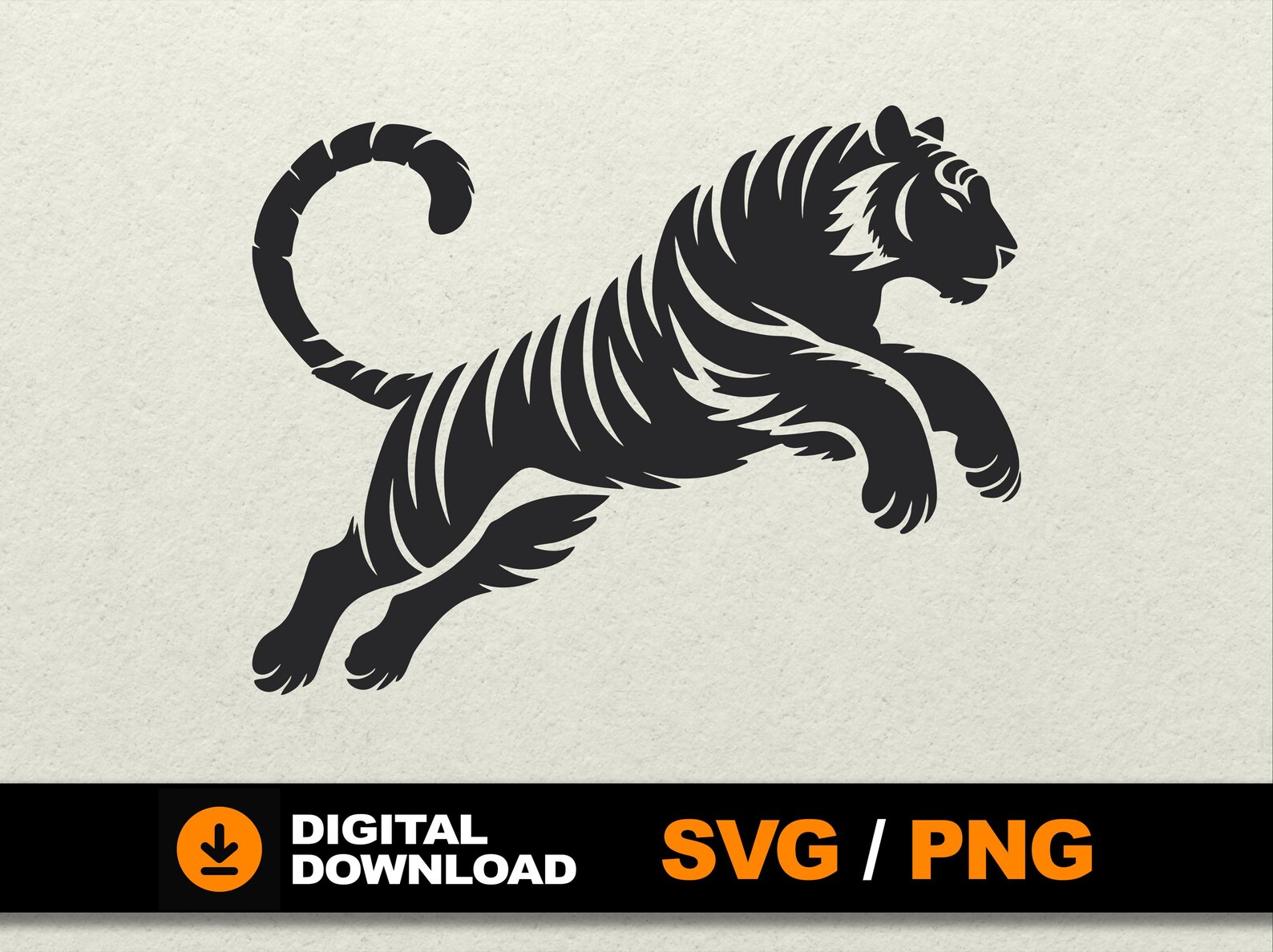 Tiger SVG, Big Cat Svg, Tiger Clipart, Tiger Tshirt, Tiger Silhouette ...