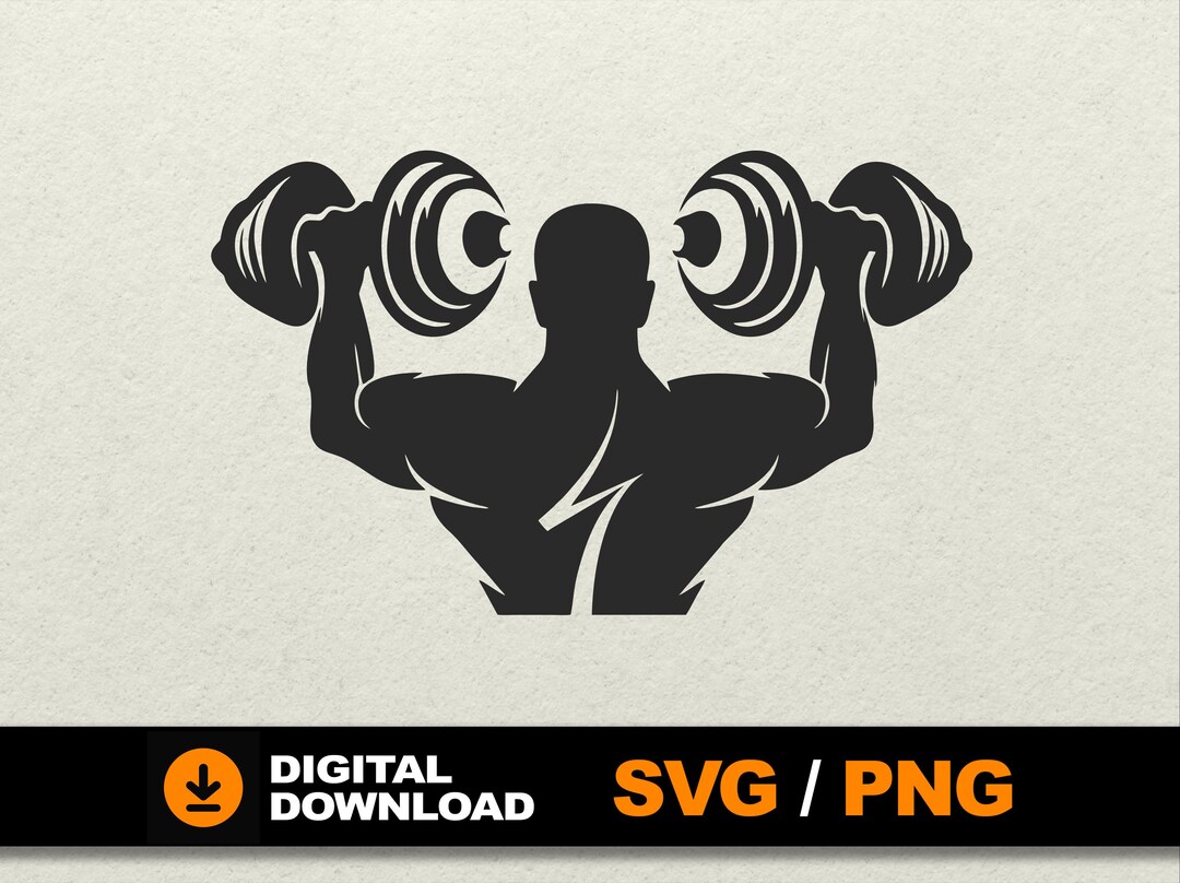 Bodybuilder Svg, Gym SVG, Muscle Svg, Bodybuilder Silhouette ...