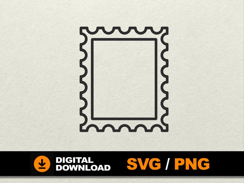 Stamp Svg, Postage Stamp SVG, Postal Stamp Svg, Stamp Frame, Postage ...