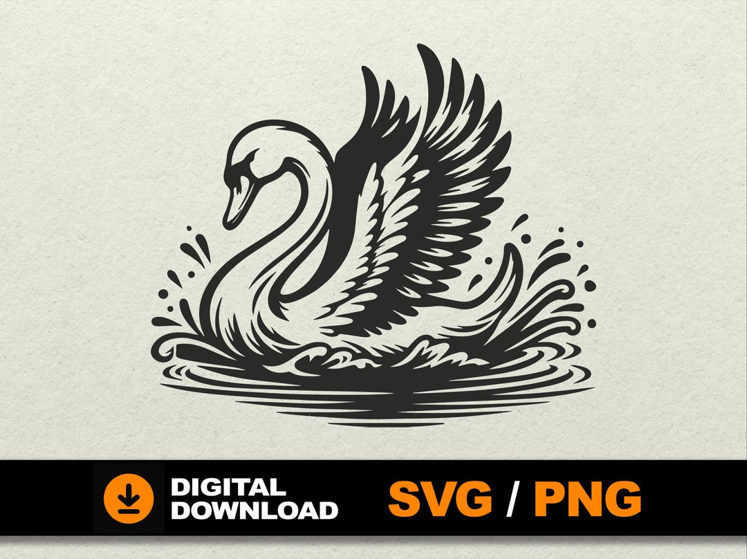 Swan SVG, Swan Clipart Svg, Swan SVG Bundle, Swan Silhouette, Swan ...