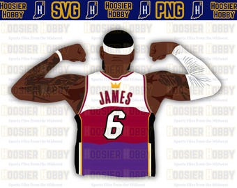 Lebron James PNG #6 | NBA Basketball SVG | Instant Download for Cricut ...