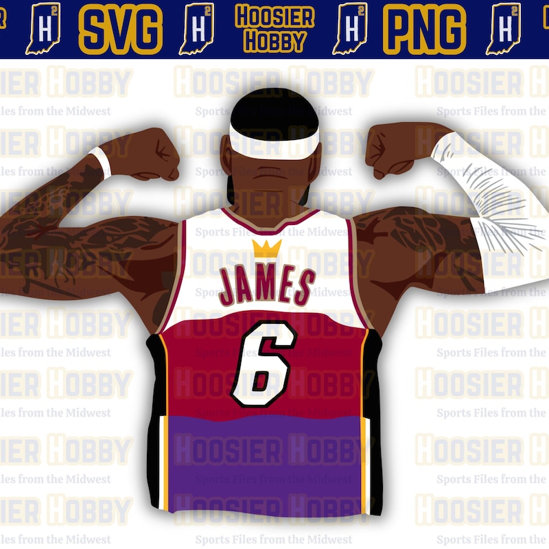 Lebron James Vector - Etsy