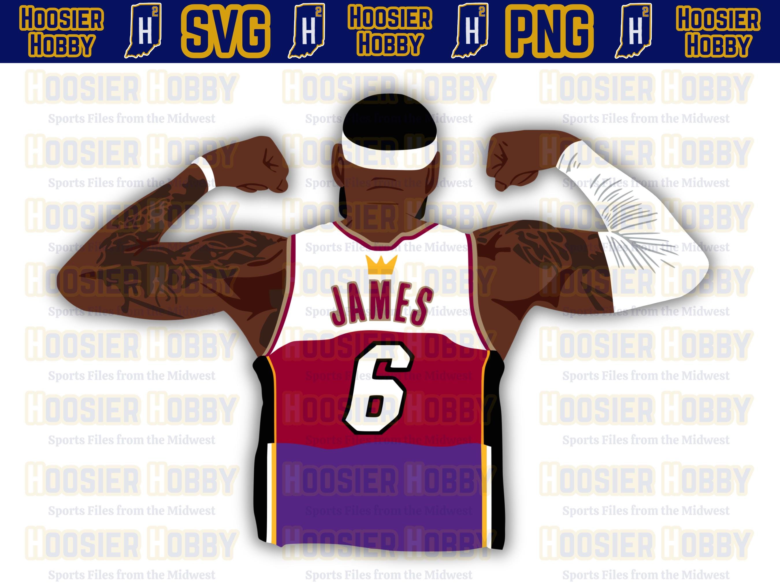 Lebron James PNG #6 | NBA Basketball SVG | Instant Download for Cricut ...