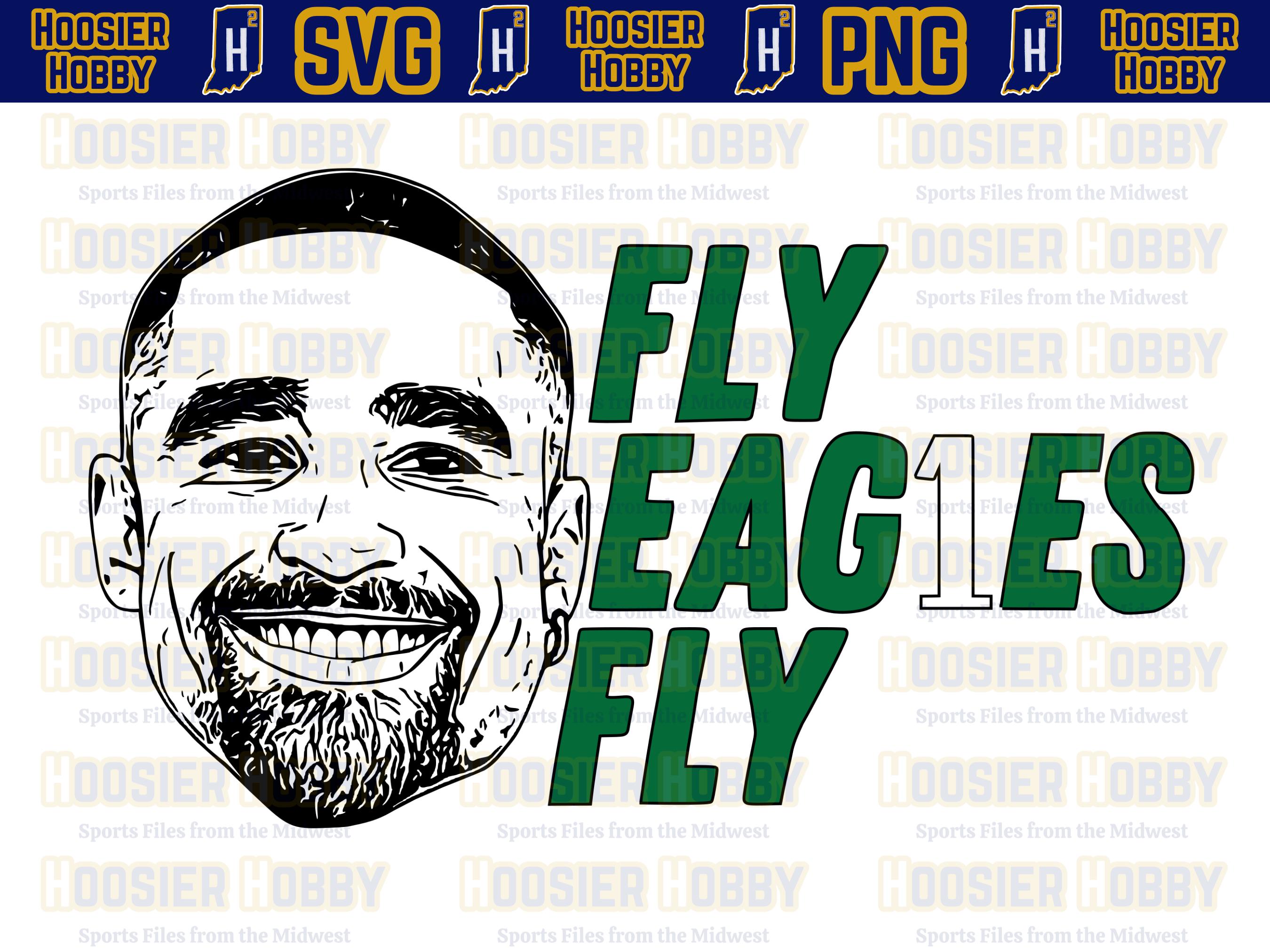 Jalen Hurts PNG SVG - Fly Eagles Fly Design | Instant Download ...