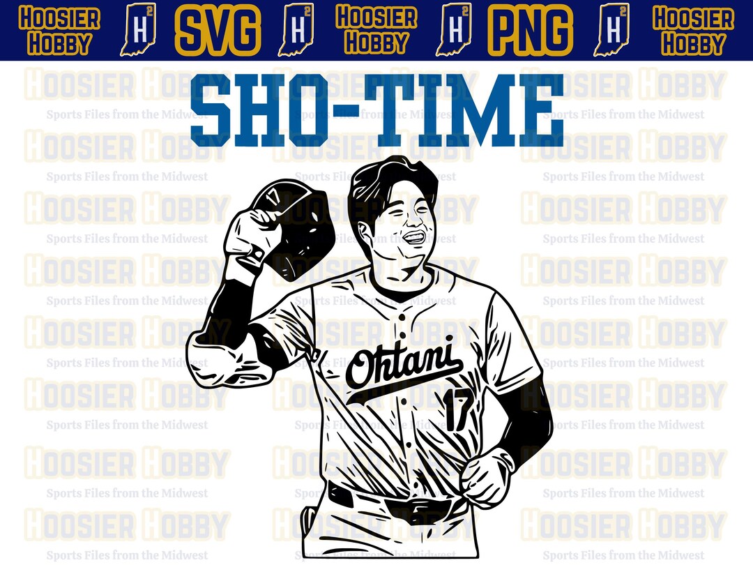 Shohei Ohtani SVG - Sho-time Baseball Design | Instant Download for ...