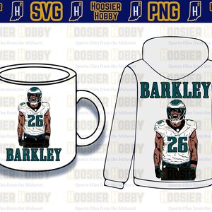 Saquon Barkley PNG Bundle | Instant Download for Cricut - Philadelphia ...