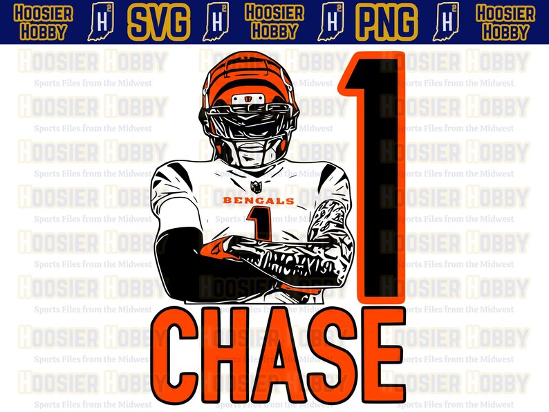 Ja'marr Chase PNG - Bundle Logo Designs | Instant Download for Cricut ...