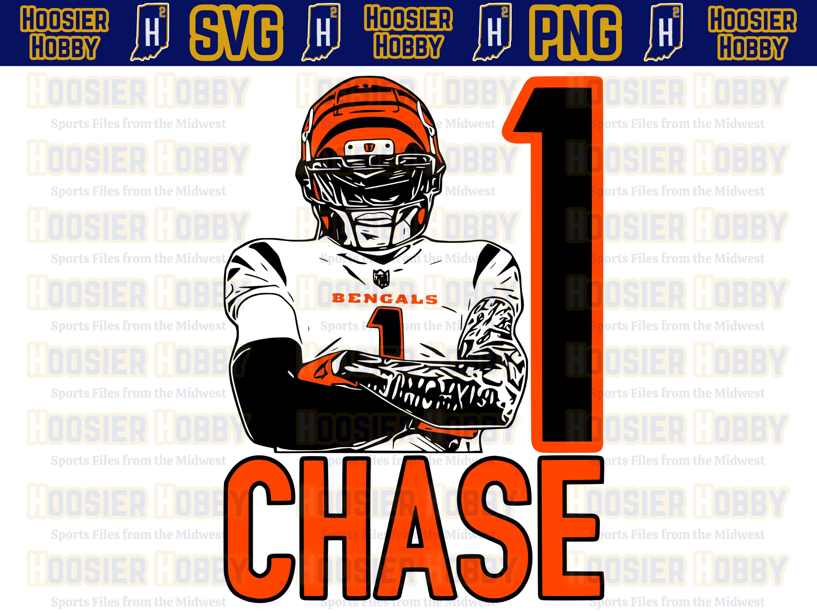 Ja'marr Chase PNG - Bundle Logo Designs | Instant Download for Cricut ...