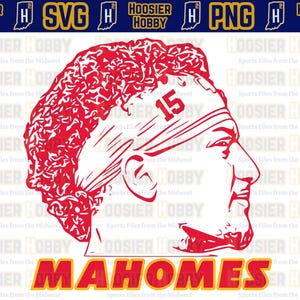 Patrick Mahomes PNG | Instant Download for Cricut - Kansas City Chiefs ...