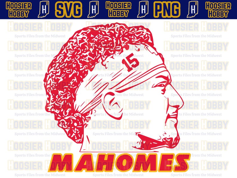 Patrick Mahomes PNG | Instant Download for Cricut - Kansas City Chiefs ...