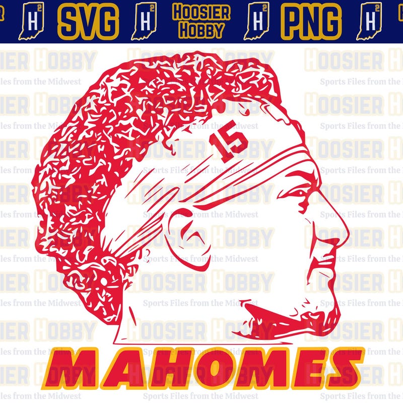 Patrick Mahomes Clip Art - Etsy