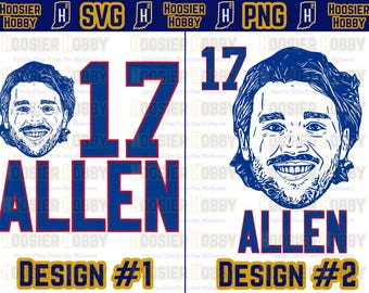 Josh Allen PNG - Buffalo Bills Football SVG | Instant Download for ...