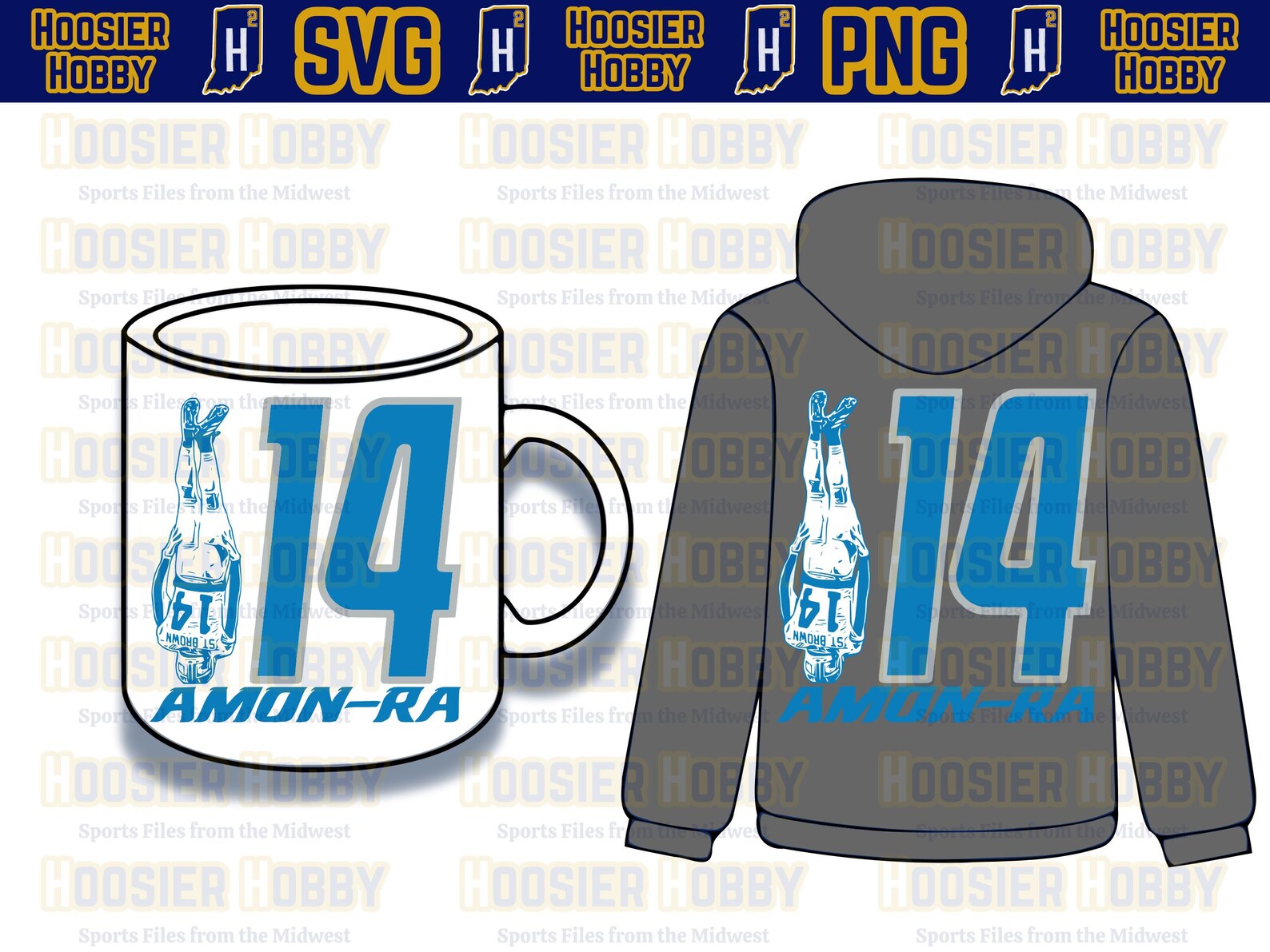 Amon-ra St. Brown PNG | Instant Download for Cricut - Detroit Lions ...