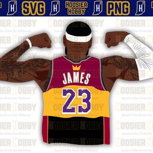 Lebron James Vector - Etsy