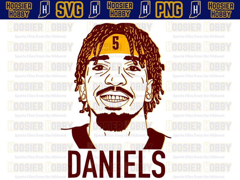 Jayden Daniels PNG | Instant Download for Cricut - Washington ...