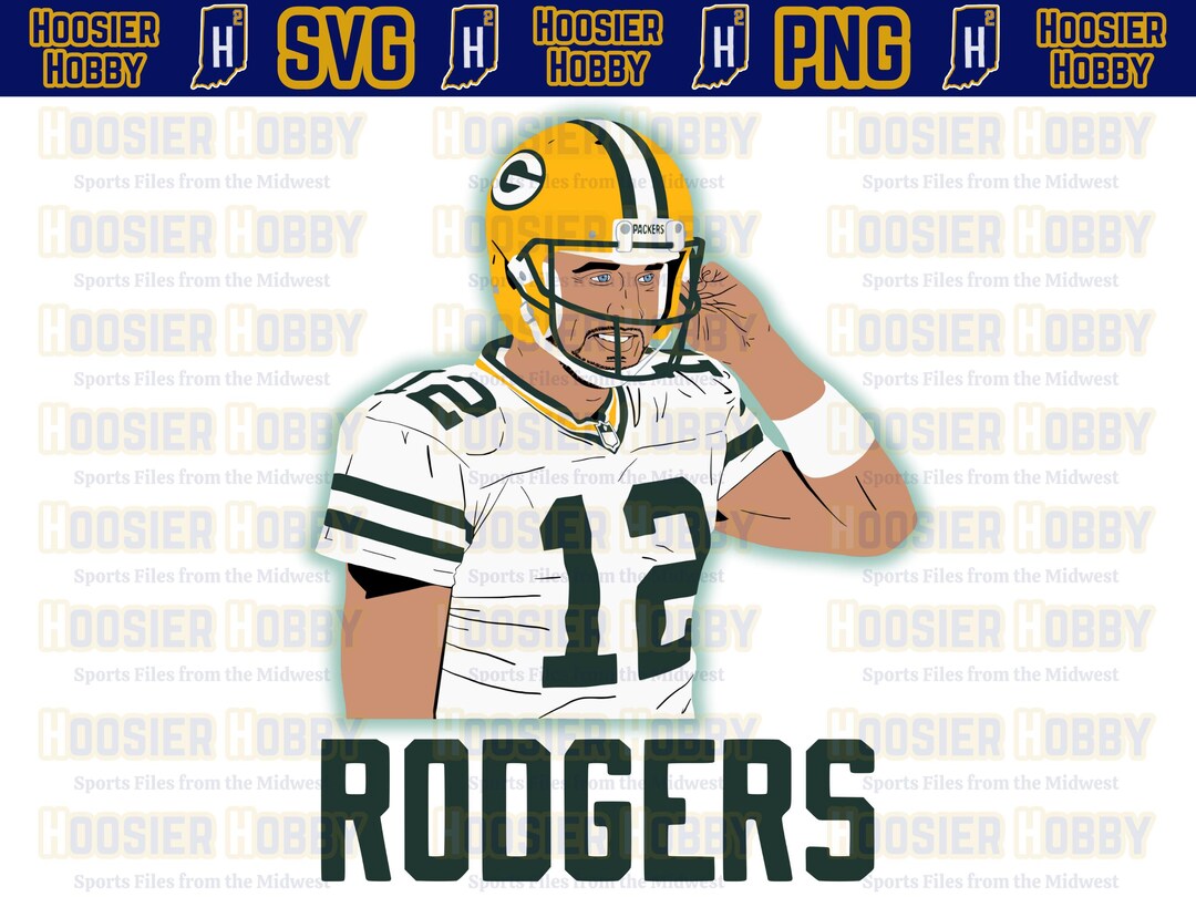 Aaron Rodgers PNG | Instant Download for Cricut - Green Bay Packers ...