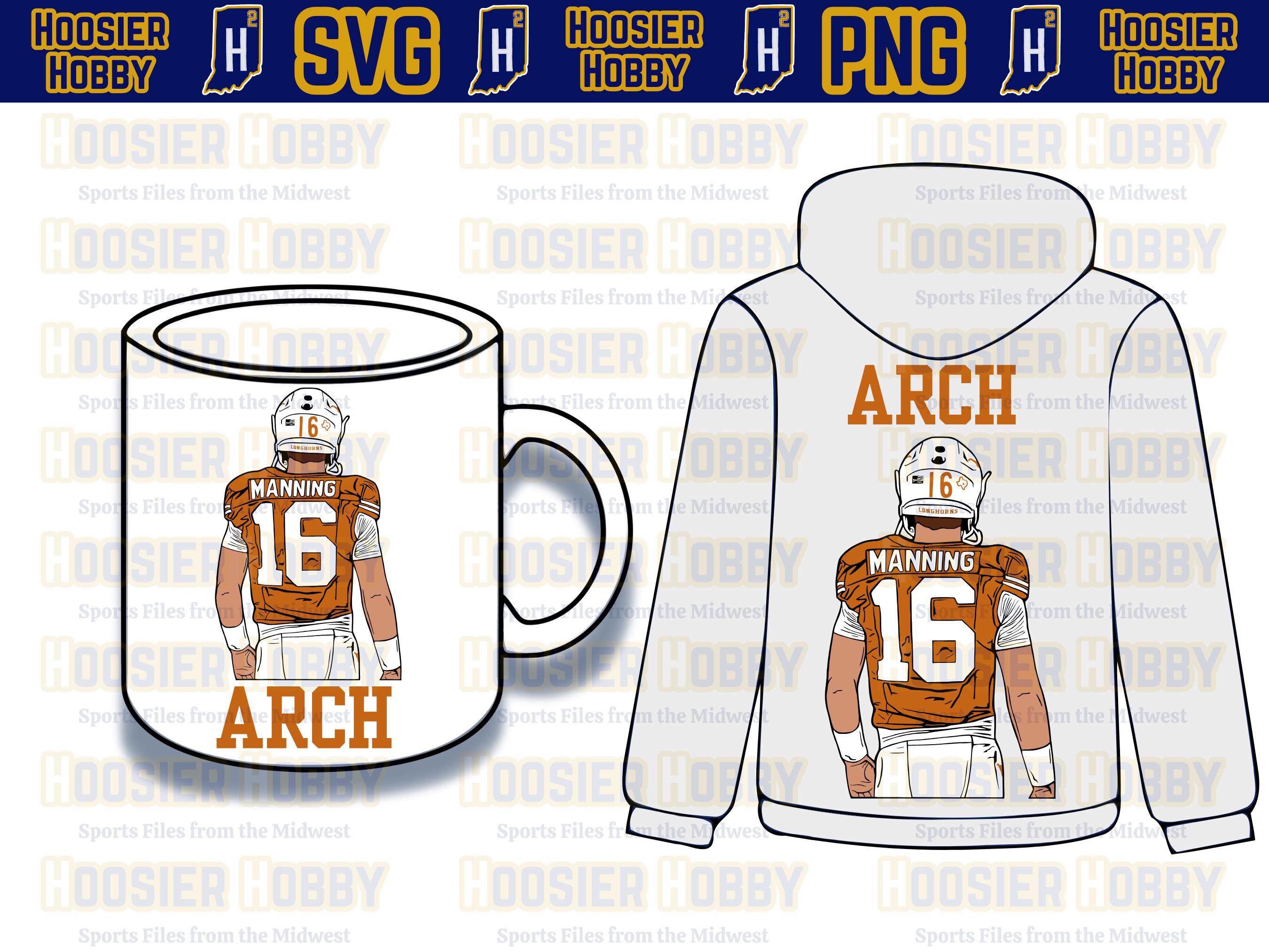 Arch Manning PNG Bundle | Instant Download for Cricut - Texas Football ...
