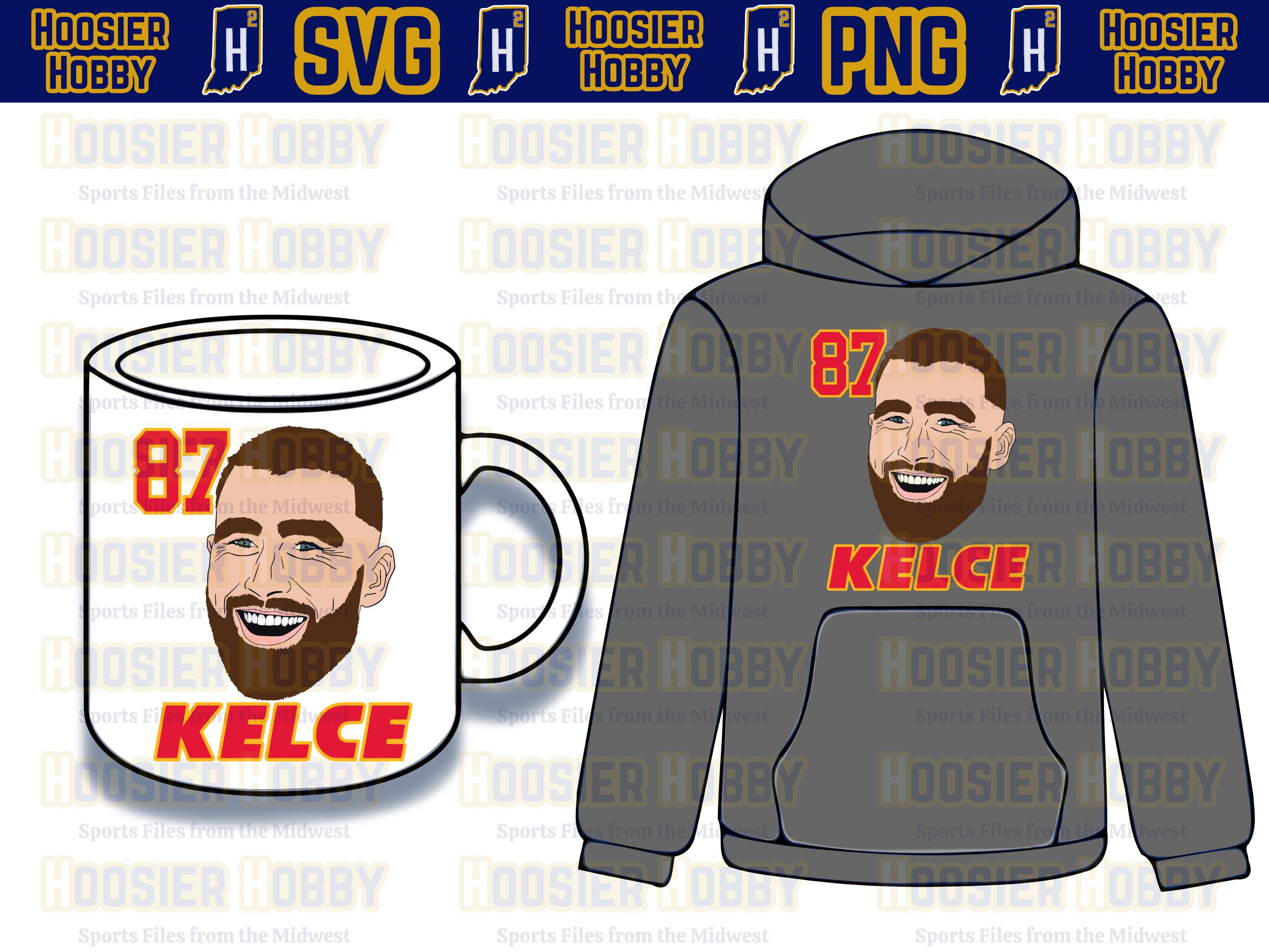 Travis Kelce PNG - Face Logo | Instant Download for Cricut - Kansas ...
