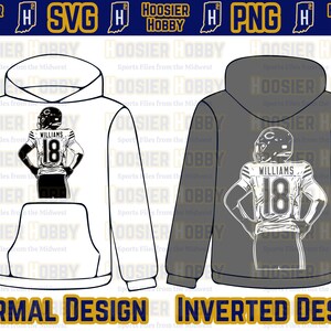 Caleb Williams PNG | Instant Download for Cricut - Chicago Bears ...