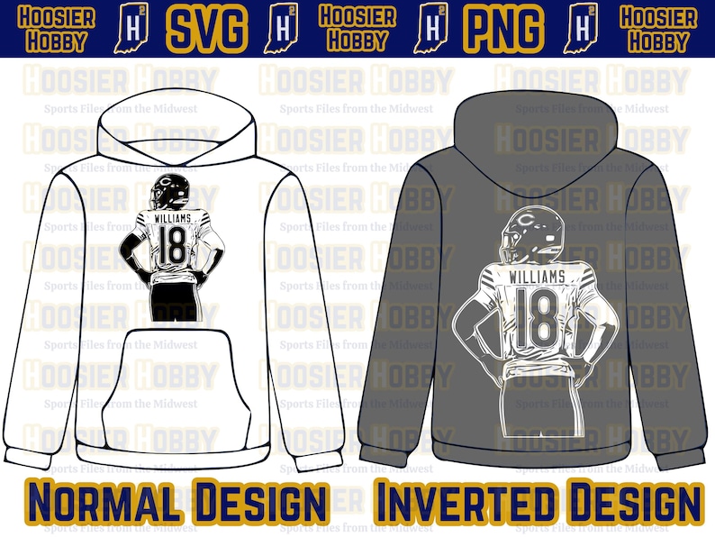 Caleb Williams PNG | Instant Download for Cricut - Chicago Bears ...