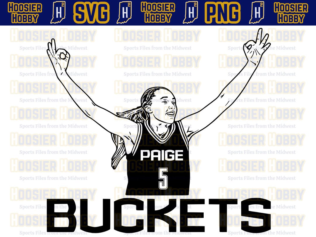 Paige Bueckers PNG - Basketball Design SVG | Instant Download for ...