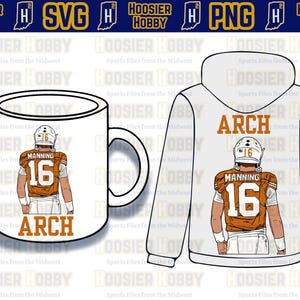 Arch Manning PNG Bundle | Instant Download for Cricut - Texas Football ...