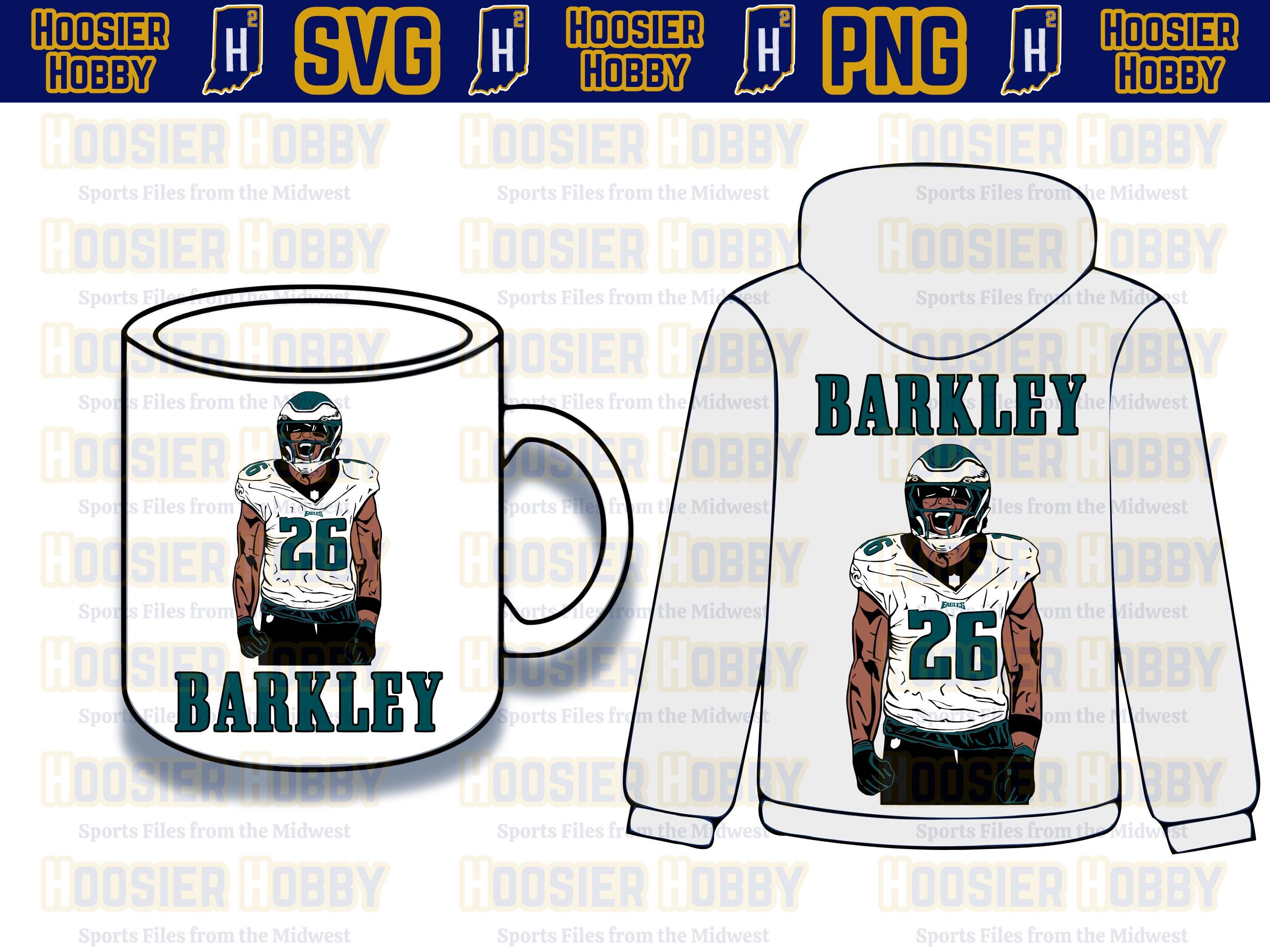 Saquon Barkley Designs Instant Download SVG & PNG Philadelphia Eagles ...