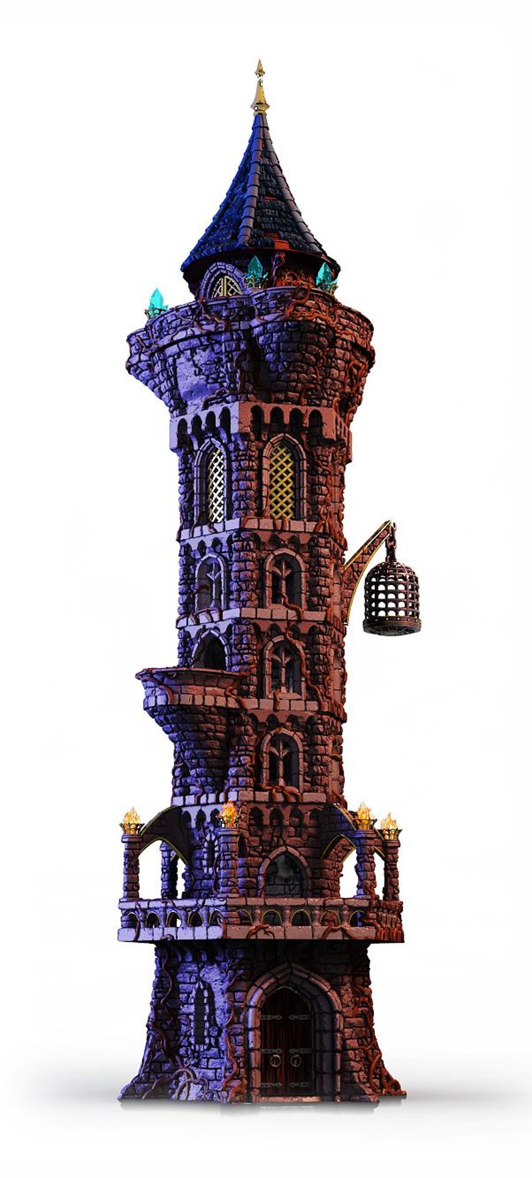 Modular Wizard Tower 3 | Playable Interior | Modular | Tabletop Terrain ...