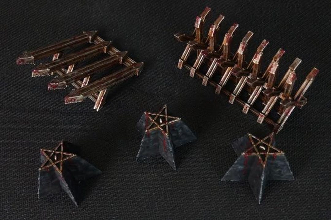 Demonic Tank Traps Bundle | Trench War | Heretical Legions | Court of ...