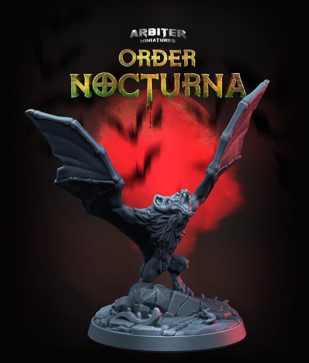 Vampire Bat Bundle Vampire Spawn Miniatures Monsters RPG Mini 28/32mm ...