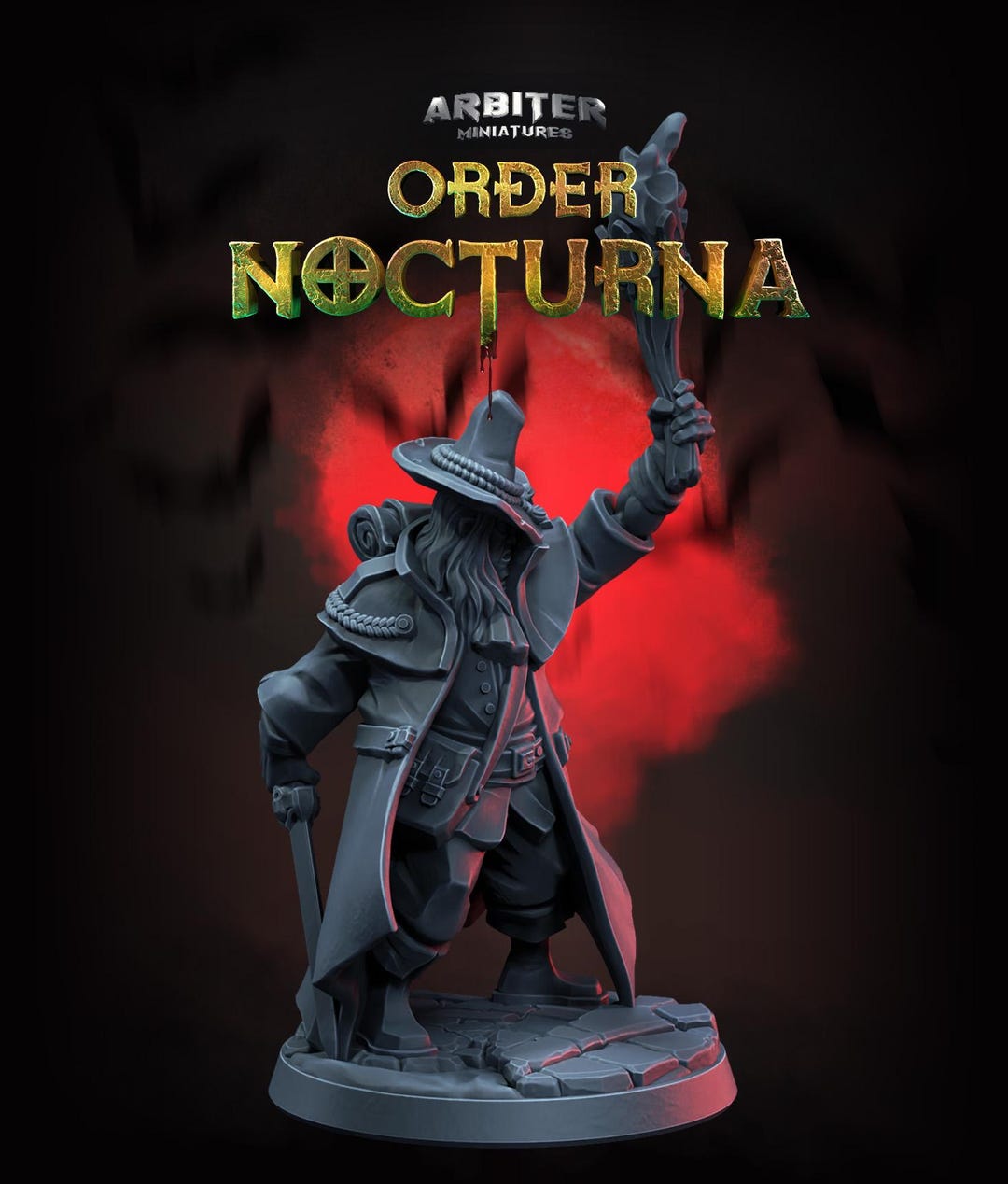 Vampire Hunter Male Player Character Rangers NPC Miniatures RPG Mini 28 ...