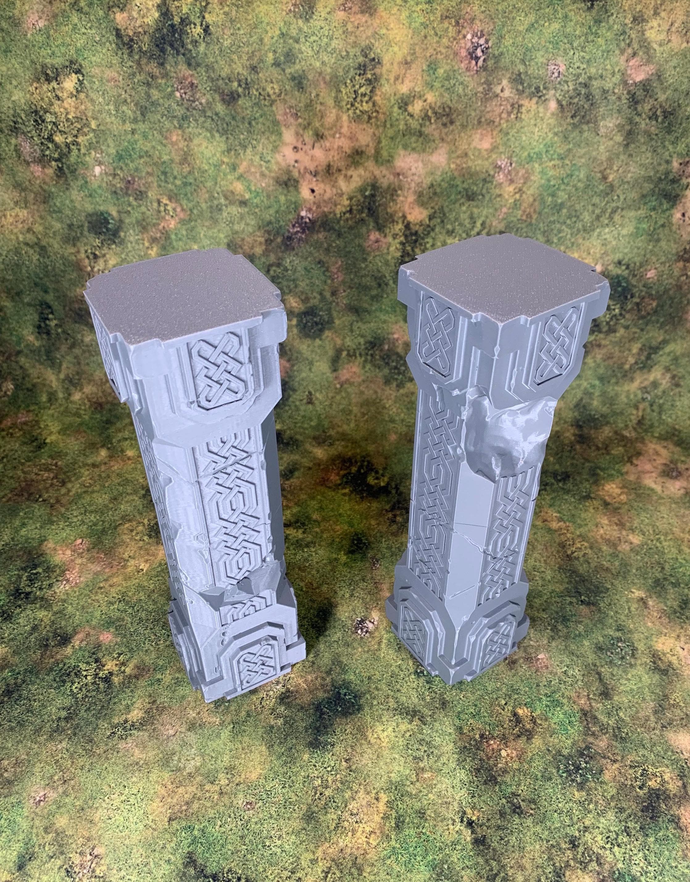 Giant Dwarven Pillar Bundle | Throneroom | Ruins | Dwarf Terrain ...
