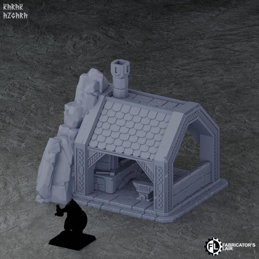 Tabletop Terrain - Dwarven Forge House | Dwarf Terrain | Medival ...