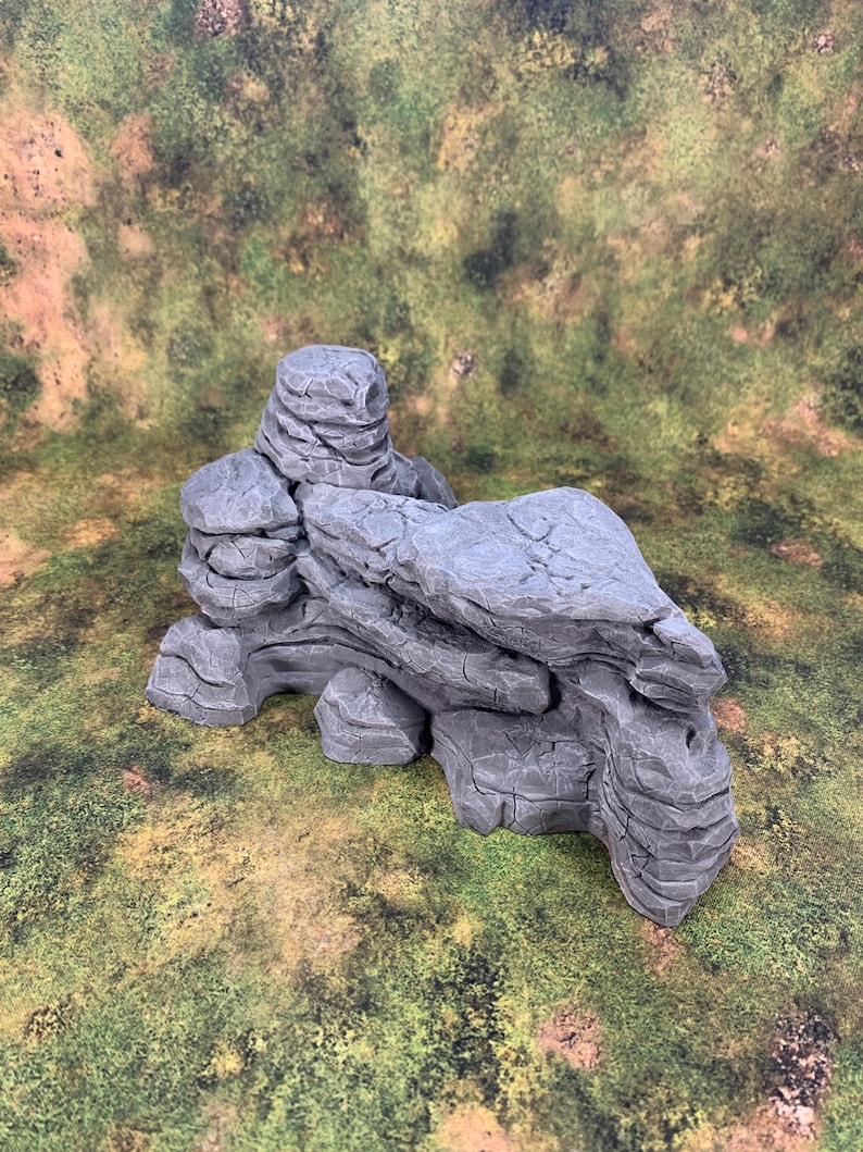 Tabletop Terrain - Large Rock Set | Giant Rock Walls | Mountain | Cliff ...