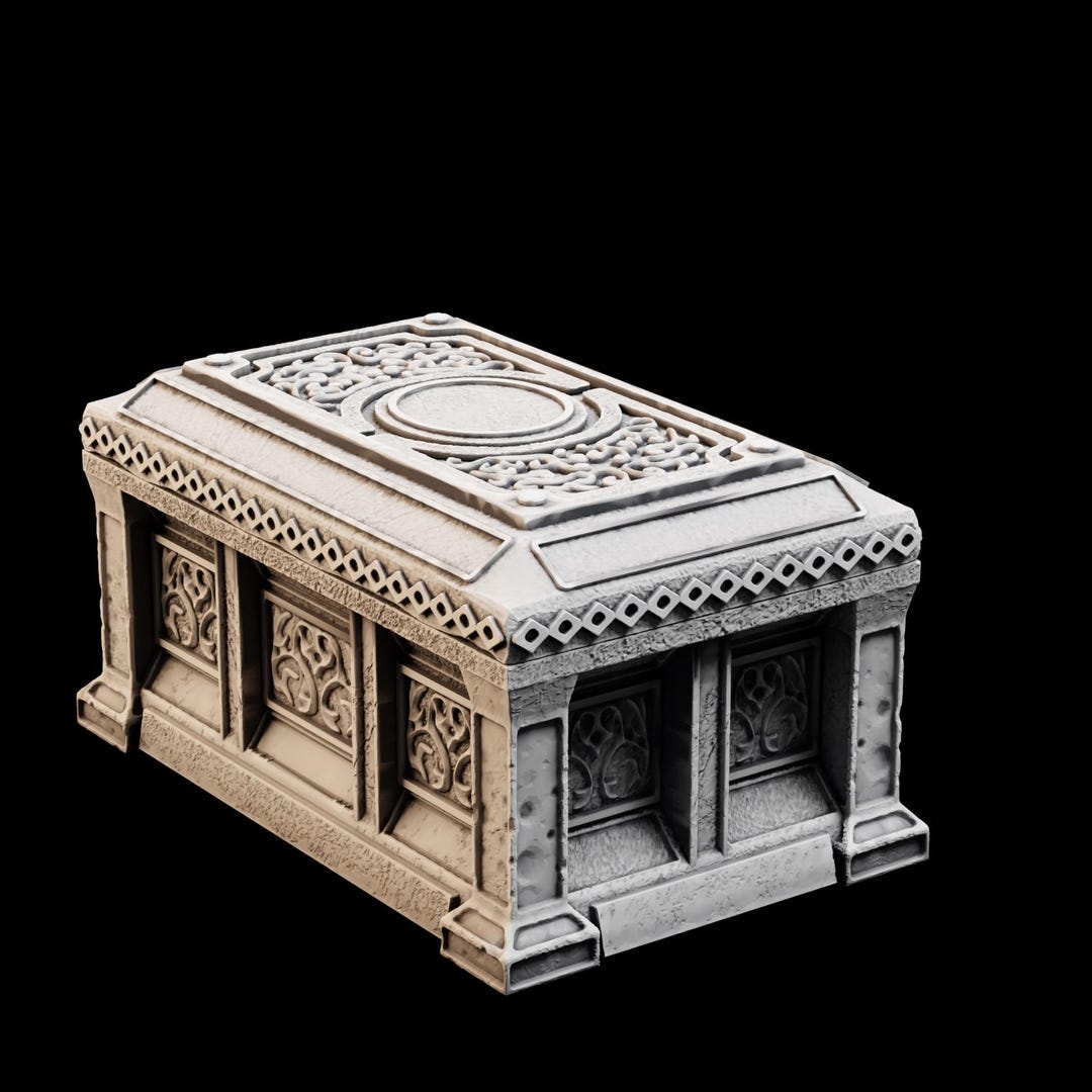 Sarcophagus Bundle 5x Coffin Set Crypt Scatters Tabletop Terrain DND ...
