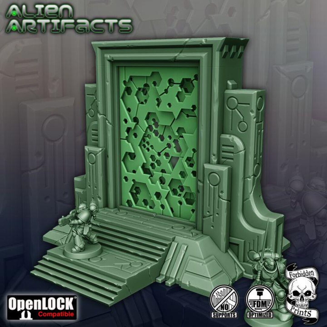 Xenos Warp Gate Sci-fi Teleporter Wargaming Scenery Warhammer 40k ...