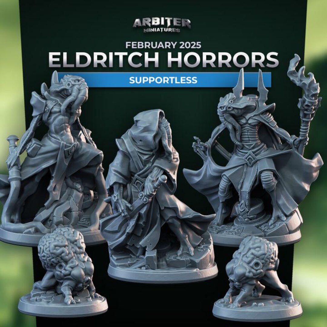 Mind Flayer Bundle 5x Illithids and Intellect Devourers Aberration Dnd ...