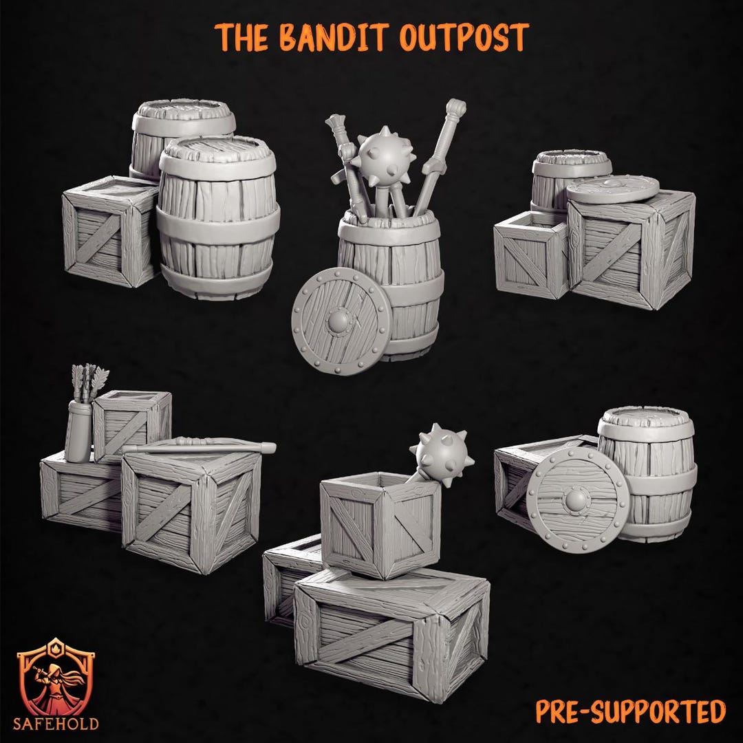 Weapon Crates Bundle | Scatter Terrain | Supply Chests | Amory ...