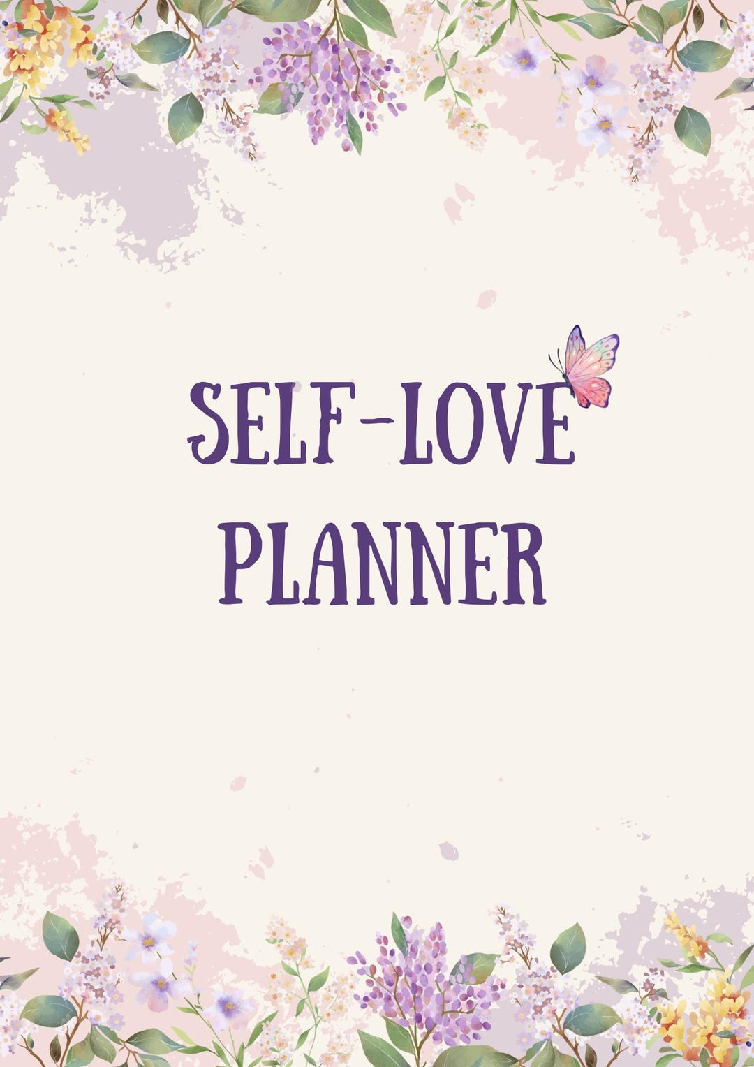 Beautiful Self Love Planner Printable Daily Self-care Journal, Mental ...