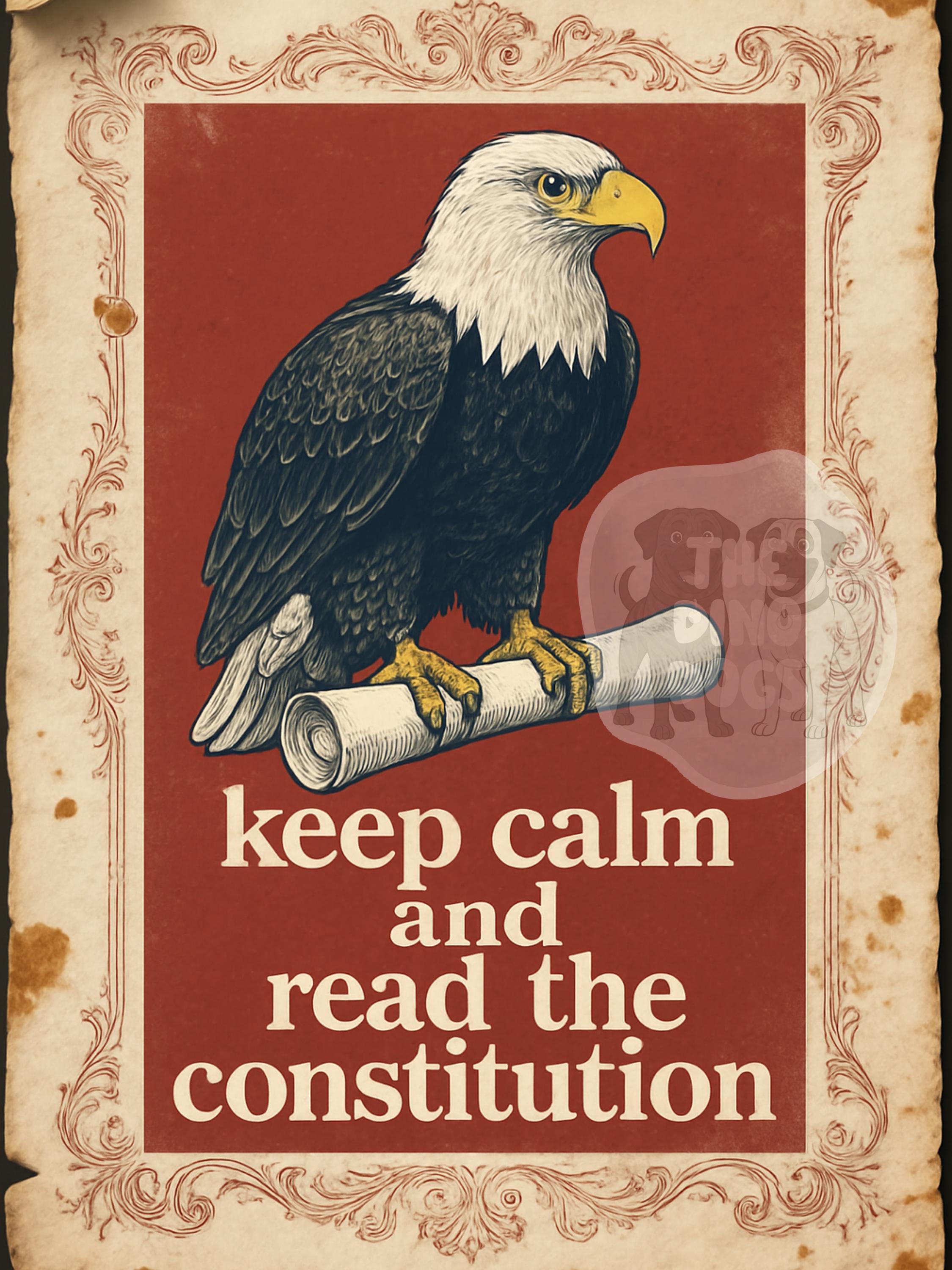 Keep Calm and Read the Constitution – Digital Download | Civics ...