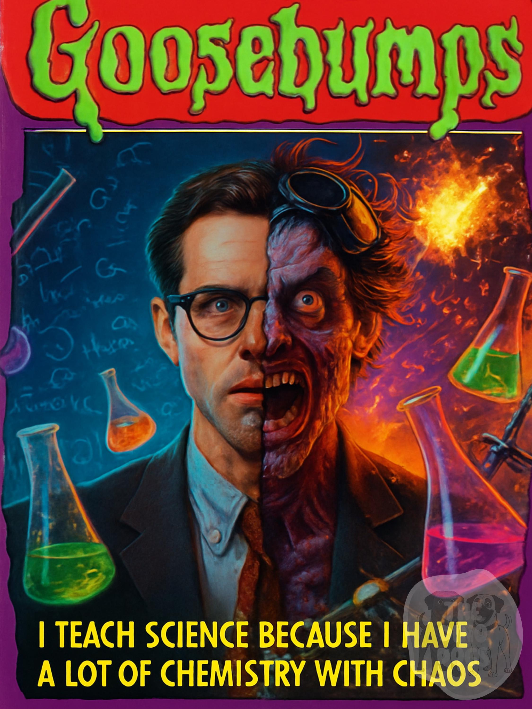 Goosebumps Science Classroom Poster – Funny Digital Download for ...